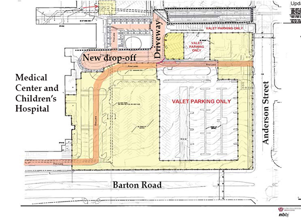 Hospital Patient Drop Off Sign